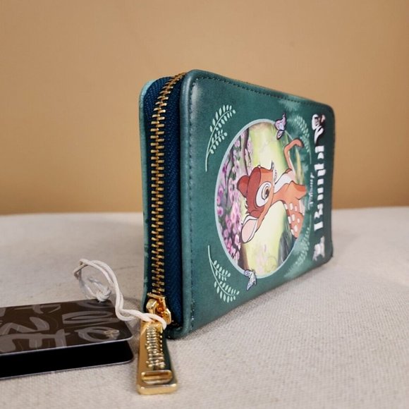 Loungefly | Bags | Loungefly Disney Bambi Classic Story Book Zip Around ...